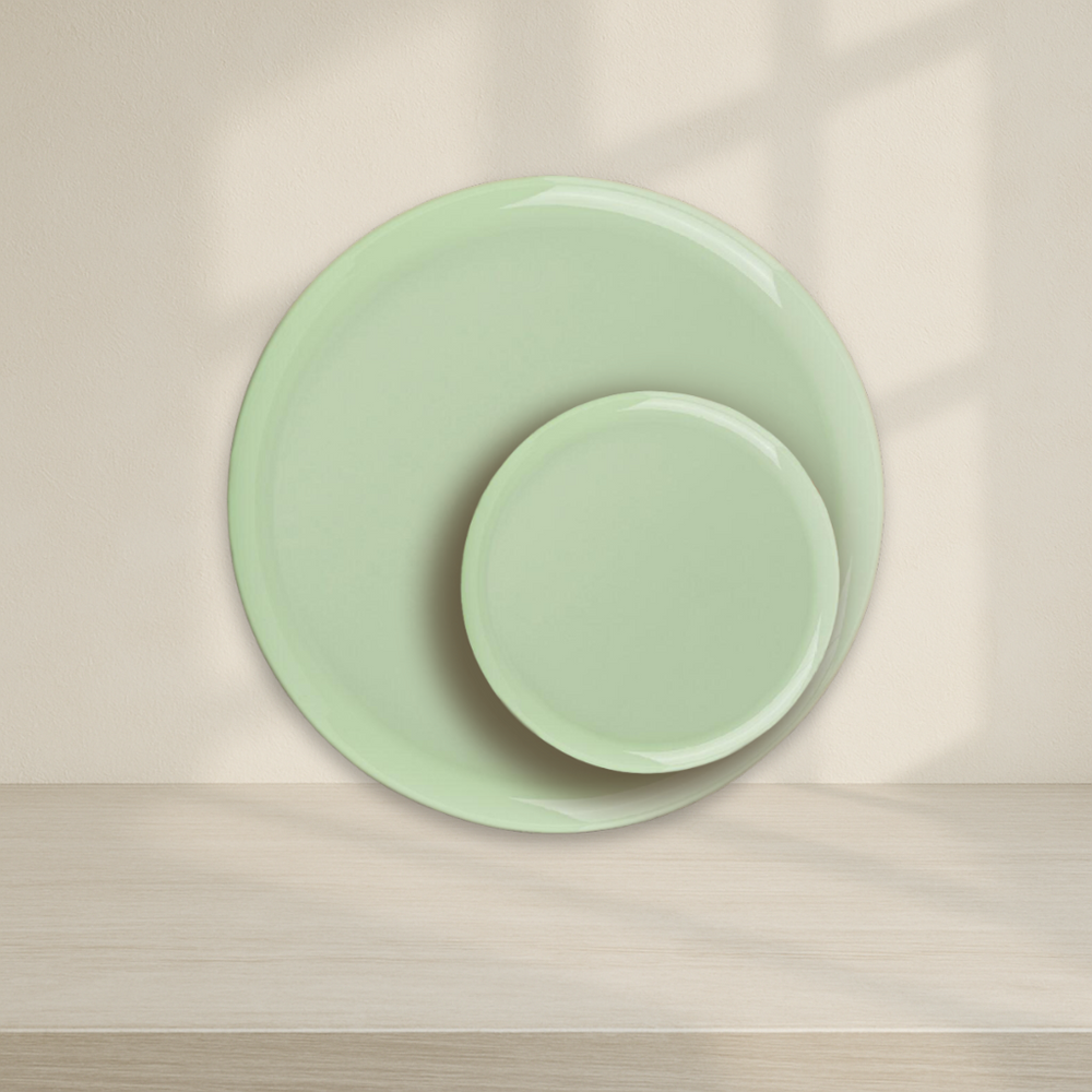 Edge Collection Mint Green Plates- 10 Count
