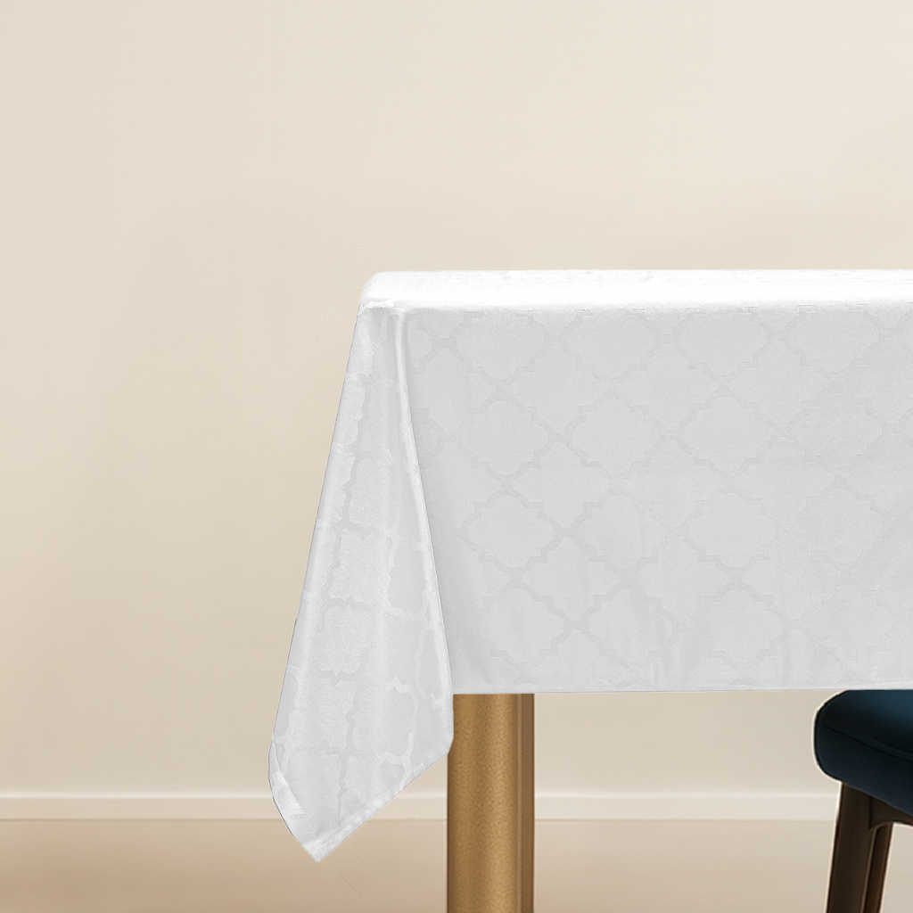 Milan White Tablecloth